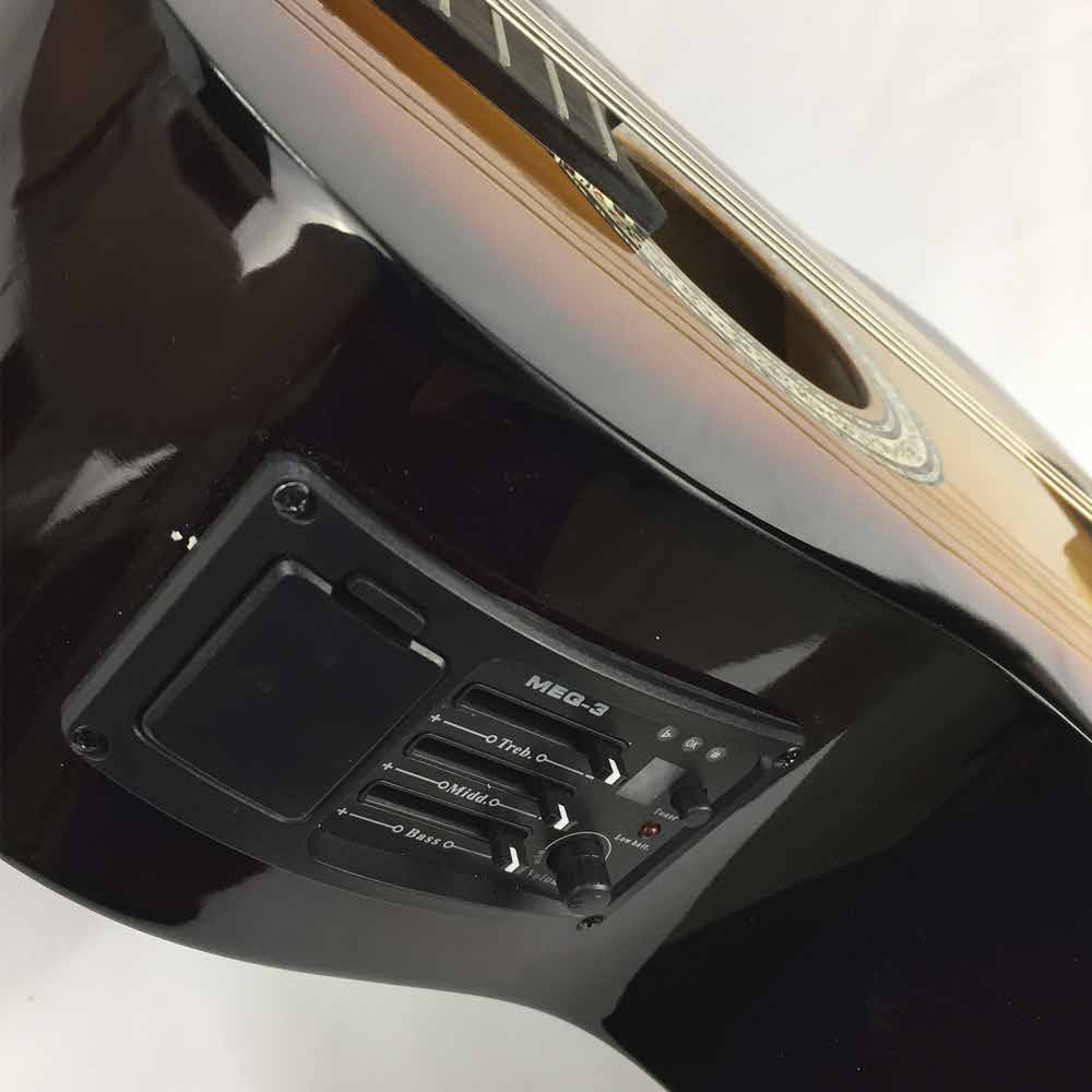 Requinto Valenciana Electroacústico Sunburst - Guatemala – Los Instrumentos